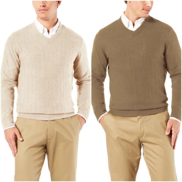 Dockers | Sweaters | Two Mens Dockers Classicfit Vneck Xxl Sweaters ...